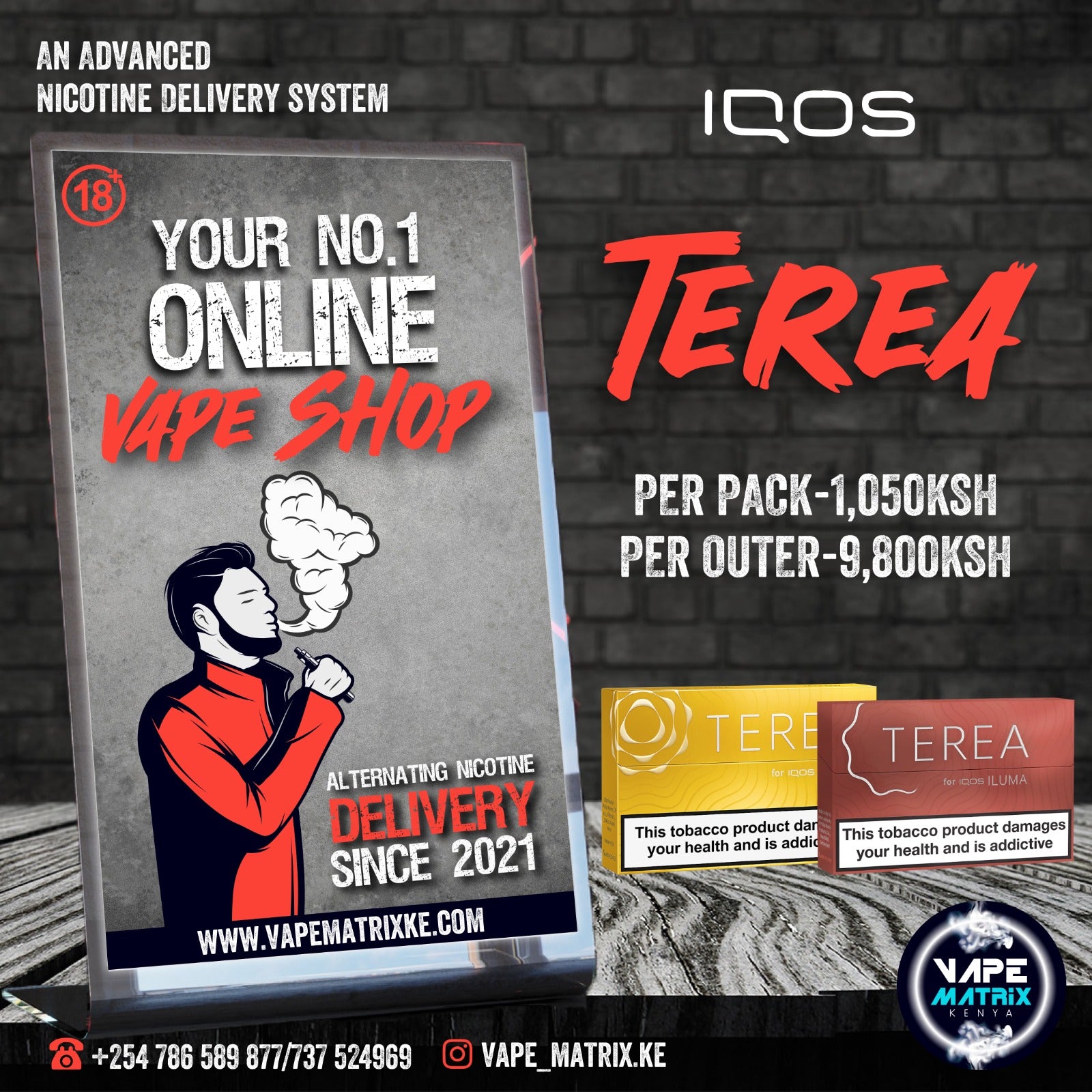 TEREA FOR IQOS ILUMA – Vape Matrix Kenya